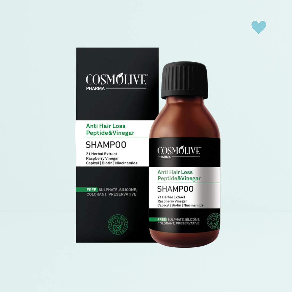 Cosmolive Natural Anti Hair Loss šampón s peptidmi a octom 125ml – TINDY